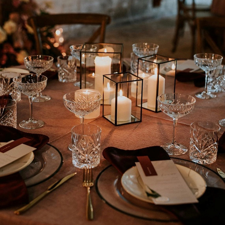 Romantic Candlelit Wedding Reception: Your Guide to Pillar Candles